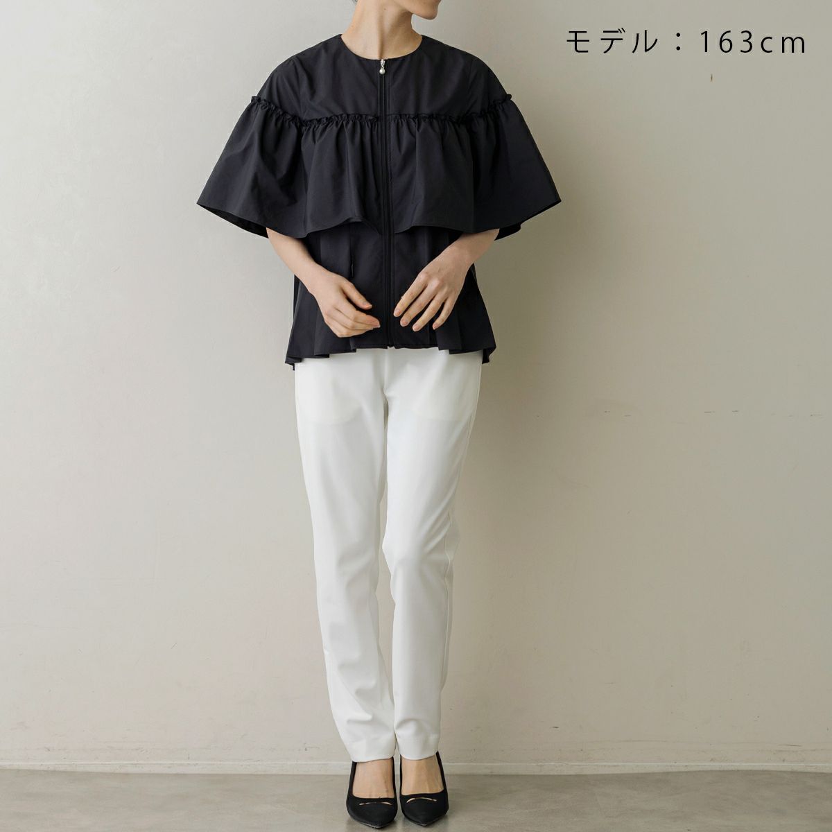 SONO】テルテルフレアジャケブラウス【20250418】 | Spendard.com SONO】テルテルフレアジャケブラウス【20250418】 | Spendard.com